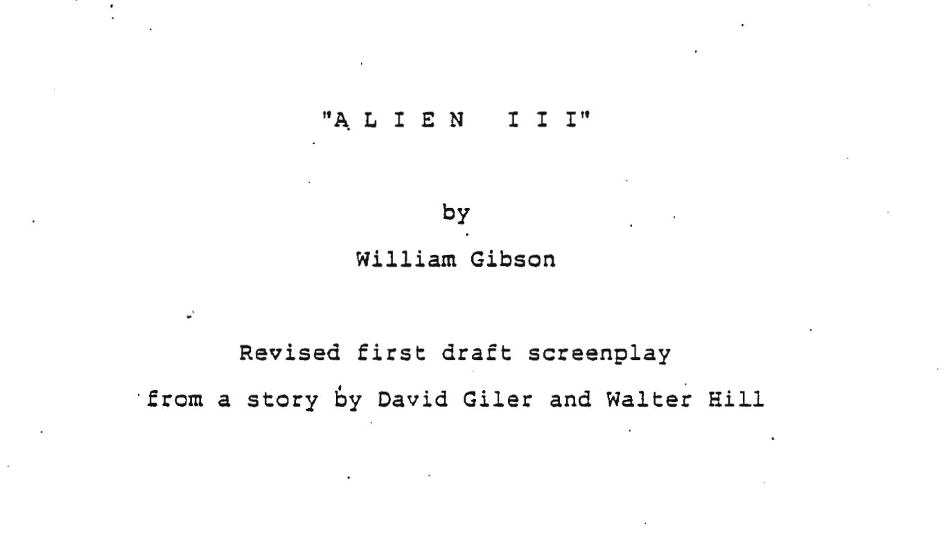 Alien III (William Gibson) | Xenopedia | FANDOM powered by Wikia
