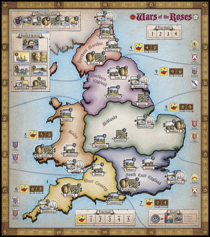 Wars of the Roses-Lancaster vs York | Axis & Allies Wiki | FANDOM ...