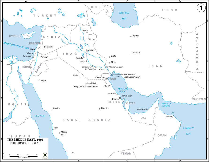 First Gulf War Maps | Axis & Allies Wiki | Fandom