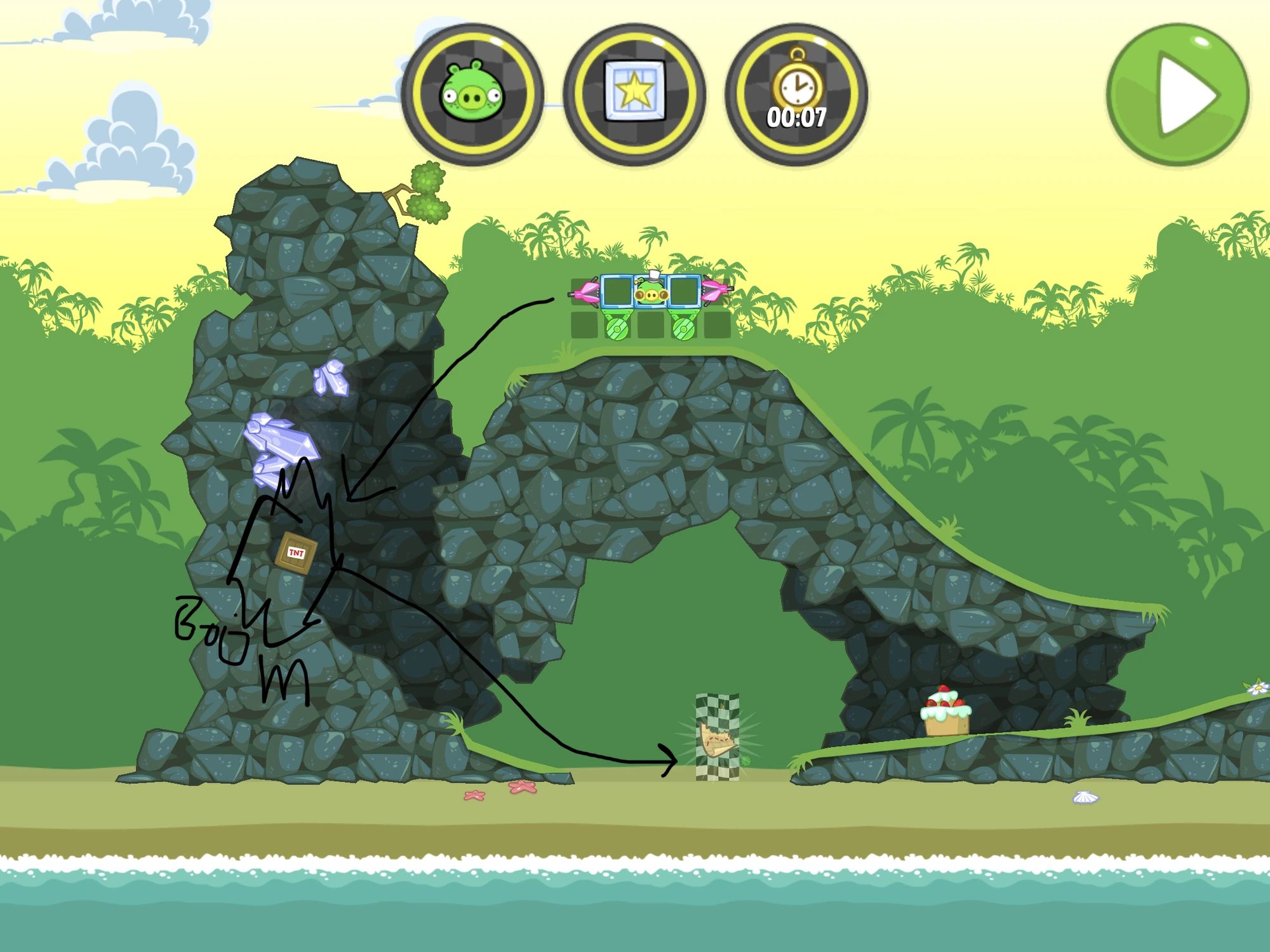 Level 1-3 | Bad Piggies Wiki | Fandom