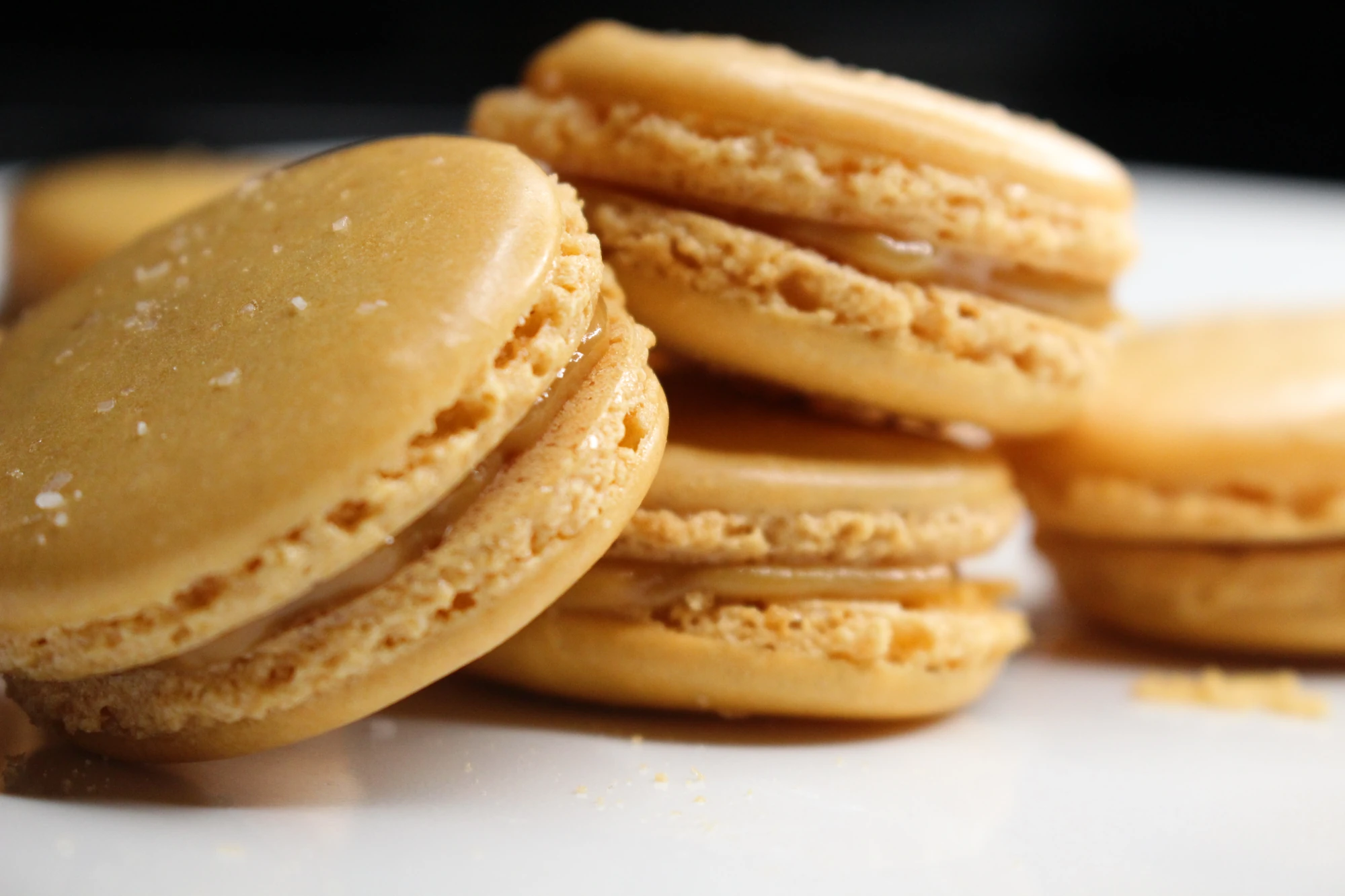 Salted Caramel Macarons | Dessert Wiki | Fandom