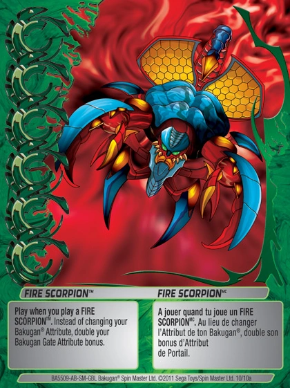 Fire Scorpion (10/10a) | Bakugan Wiki | Fandom