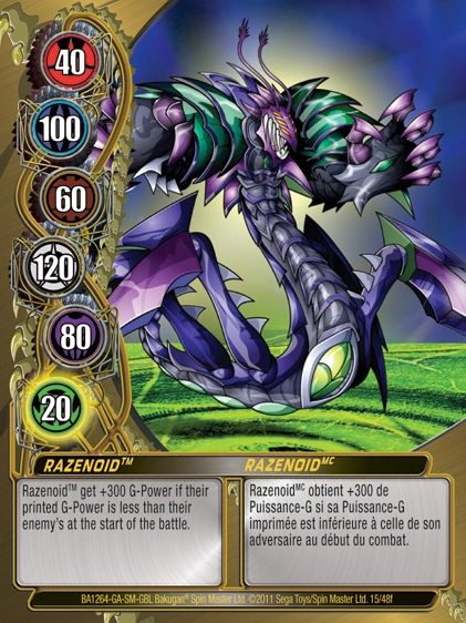 Razenoid (Card) | Bakugan Wiki | Fandom