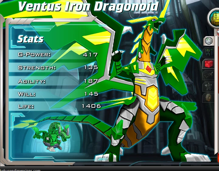 Image - V. Iron Dragonoid.png | Bakugan Wiki | FANDOM powered by Wikia