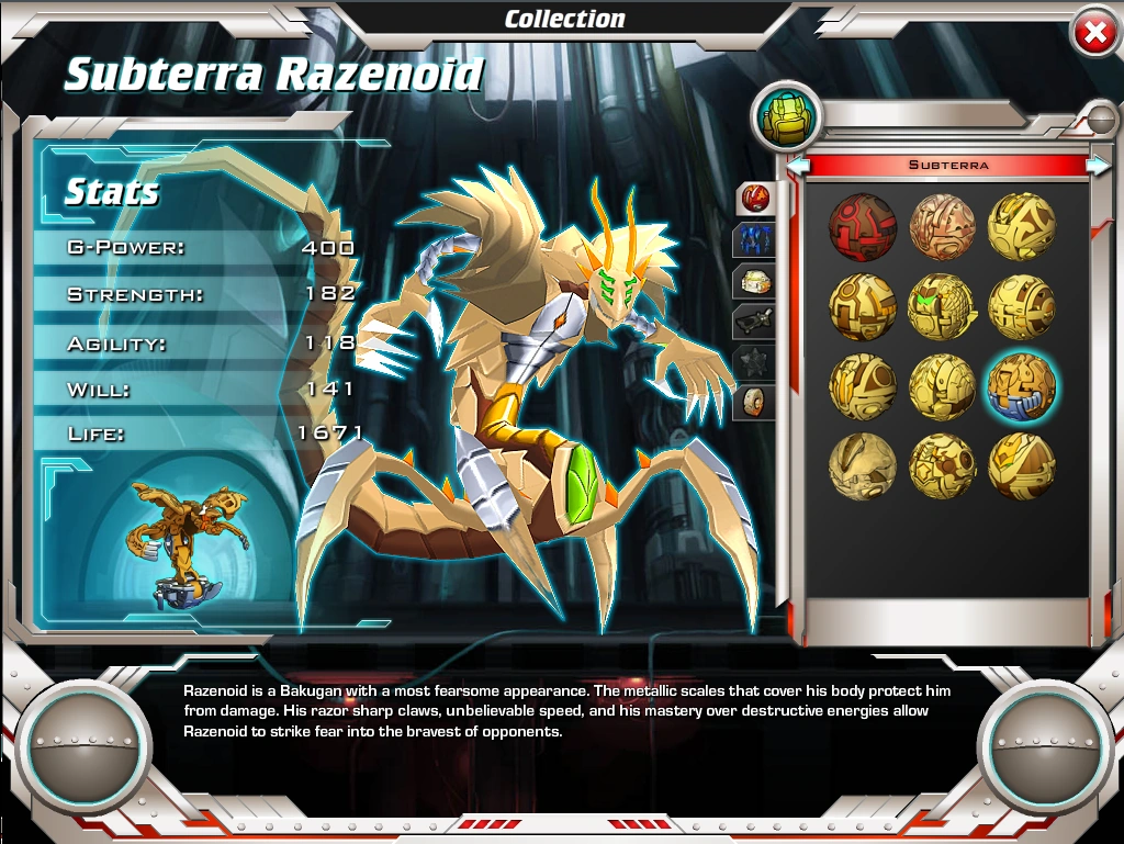 Image - Razenoid BD Description.png | Bakugan Wiki | FANDOM powered by ...