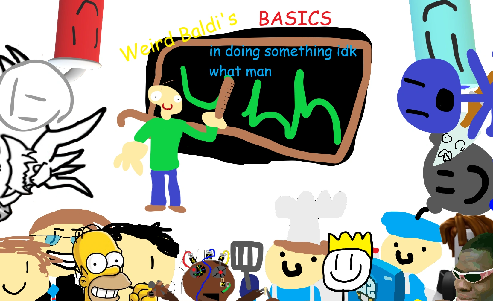 Weird Baldi's Basics in doing something | Baldi's Basics Fanon Wiki ...