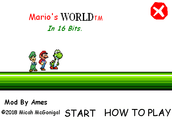 Mario's World in 16 Bits | Baldi Mod Wiki | Fandom