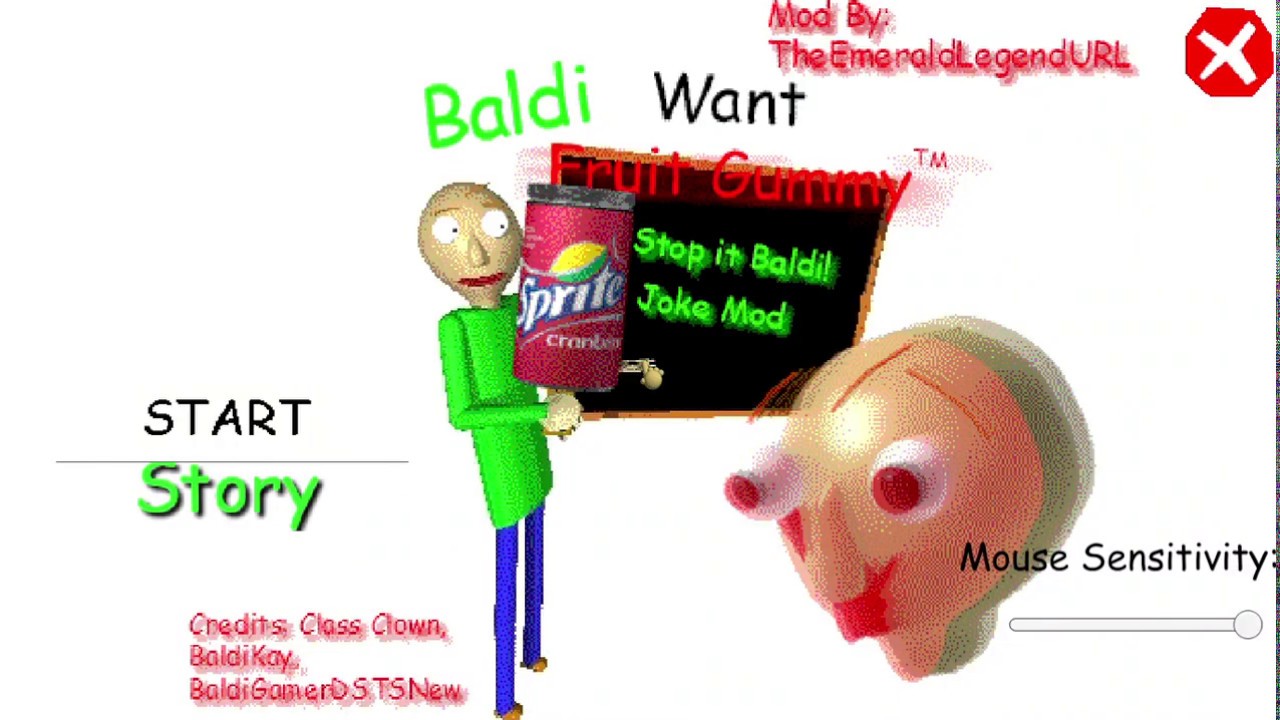 Baldi Want Fruit Gummy Baldi Mod Wiki Fandom