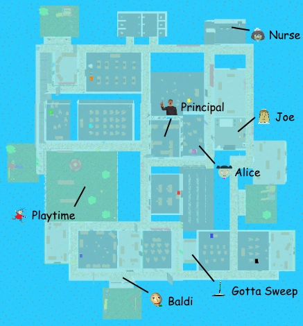 Here School | Baldi's Basics in a Little Bit of Everything Wiki | Fandom