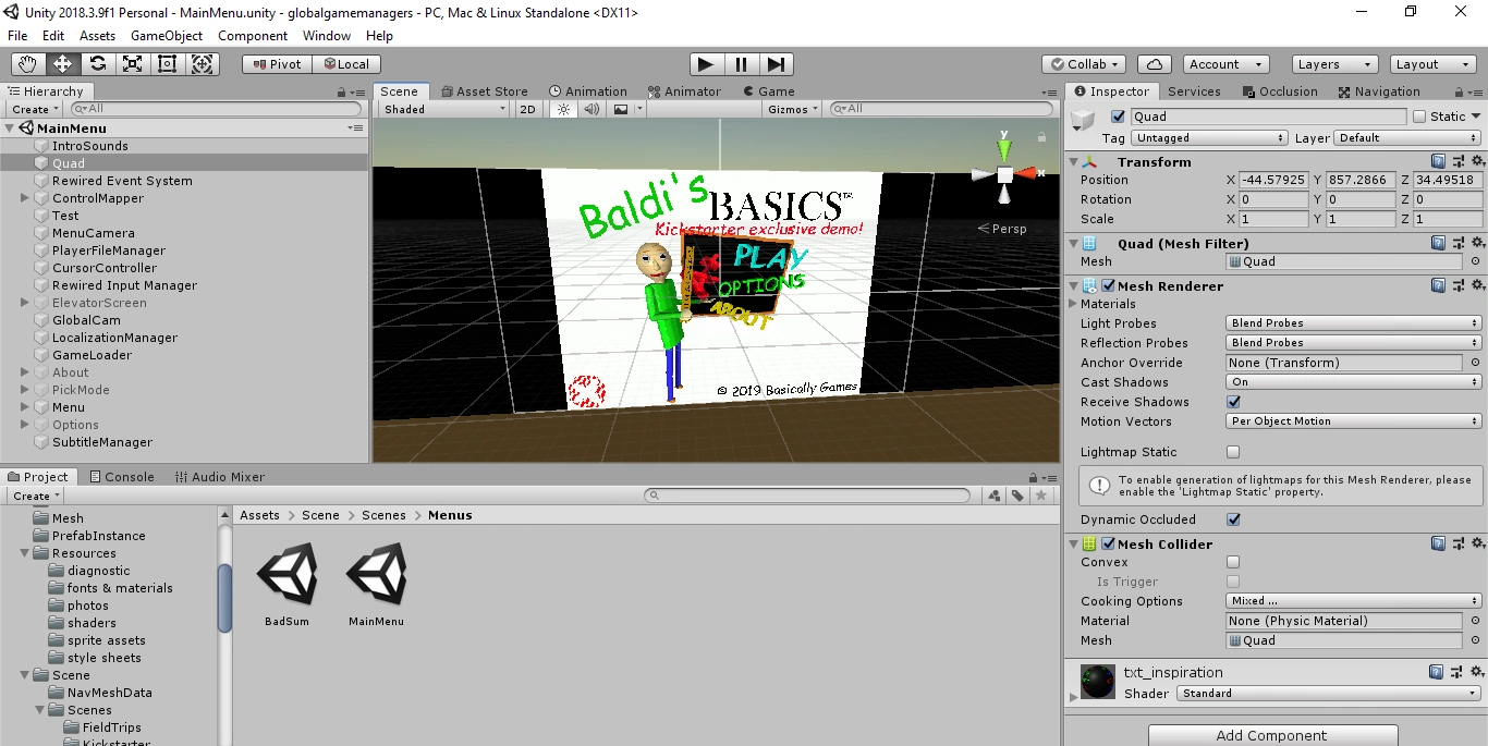 Talk:Baldi's Basics Kickstarter Exclusive Demo | Baldi's Basics In ...