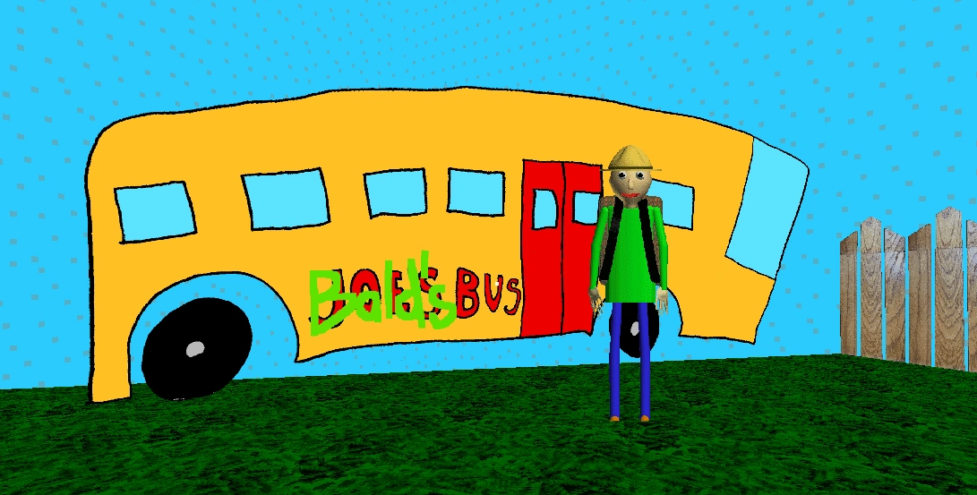 Image - Baldi next to bus.png | Baldi's Basics In Education & Learning ...