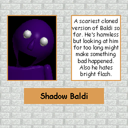 Shadow Baldi | Baldi's Basics Random Map Series Wiki | Fandom