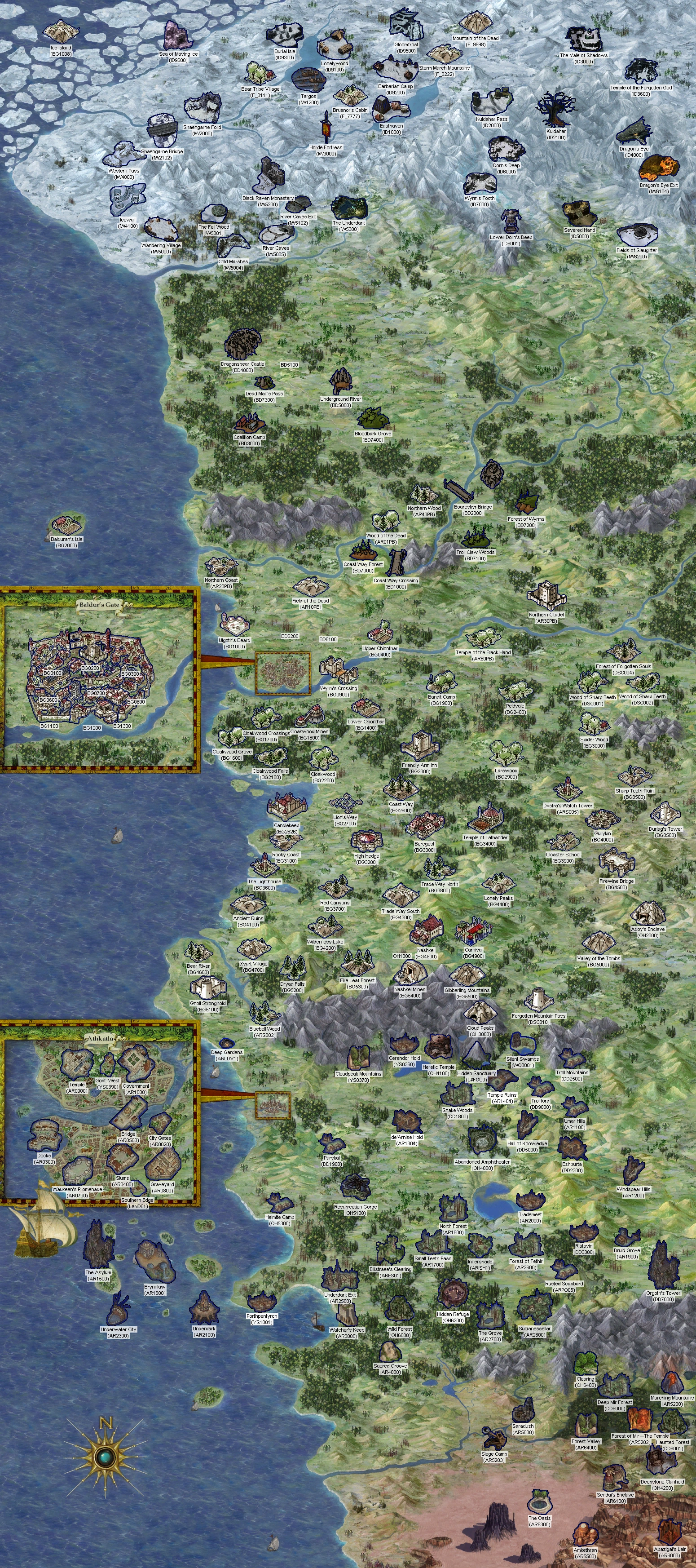 Image - EETworldmap.png | Baldur's Gate Wiki | FANDOM powered by Wikia