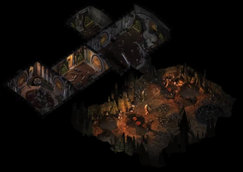 Cave Between Underdark and Exit from Underdark | Baldur's Gate Wiki ...