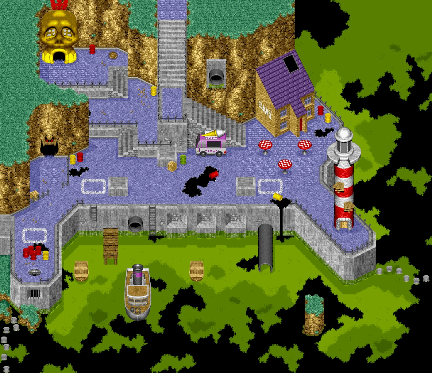 Fan Made Banjo Kazooie World Map