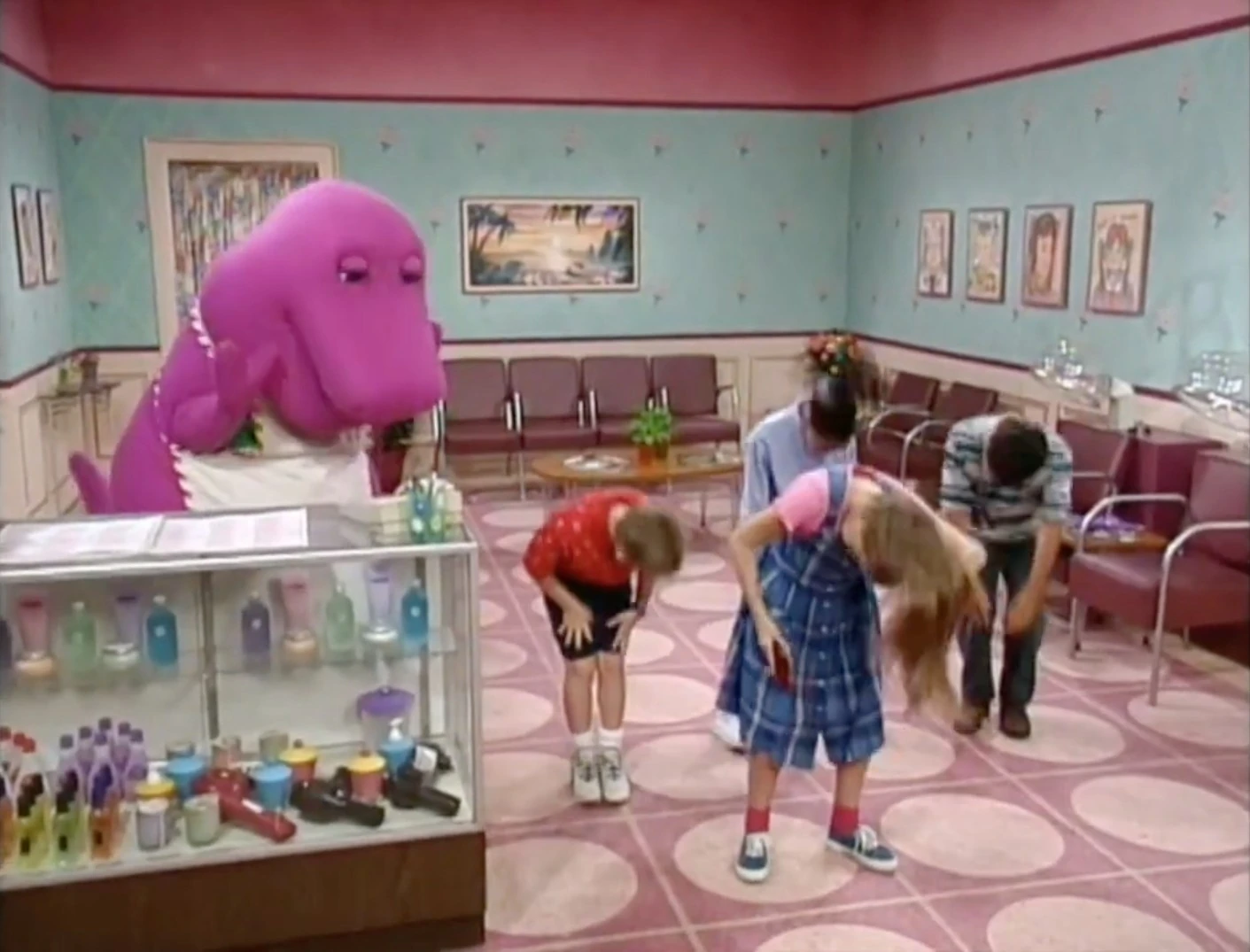 Image - Doesyourhairhanglow.jpg | Barney Wiki | FANDOM powered by Wikia