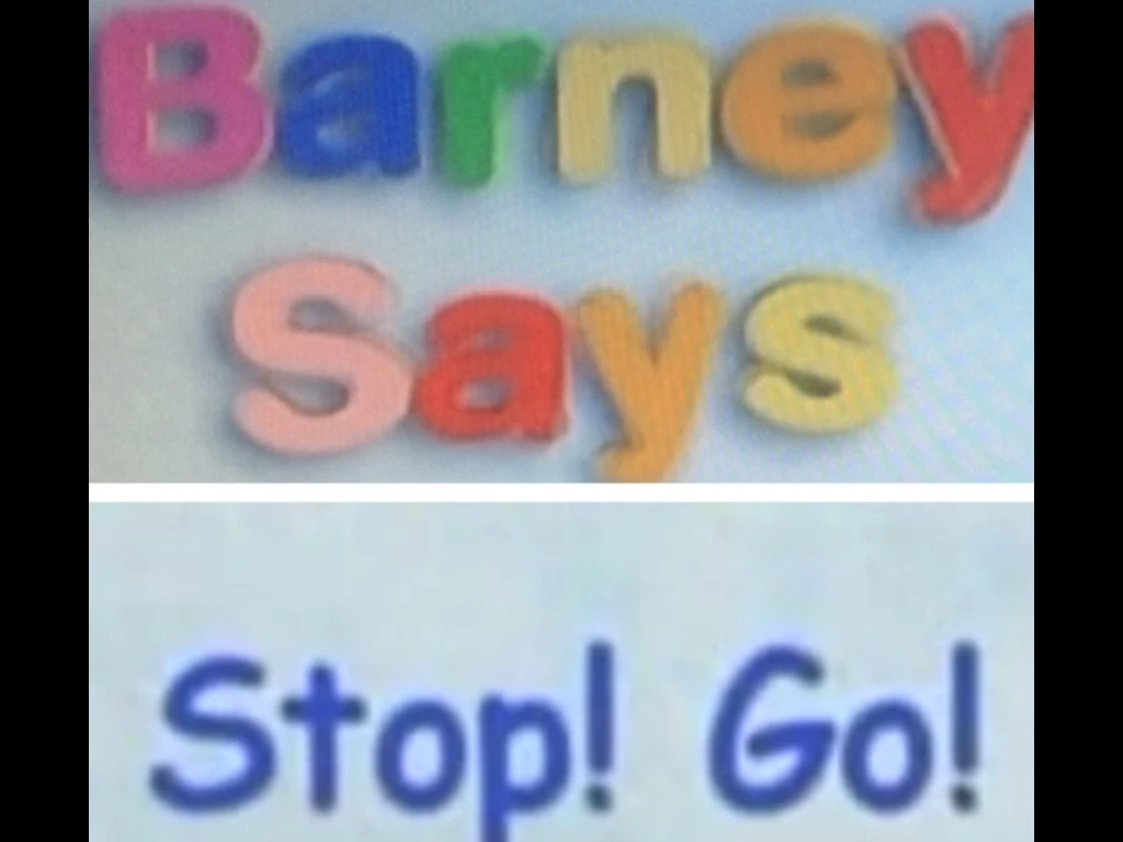 Barney Says Segment (Stop! Go!) | Barney&Friends Wiki | FANDOM powered ...
