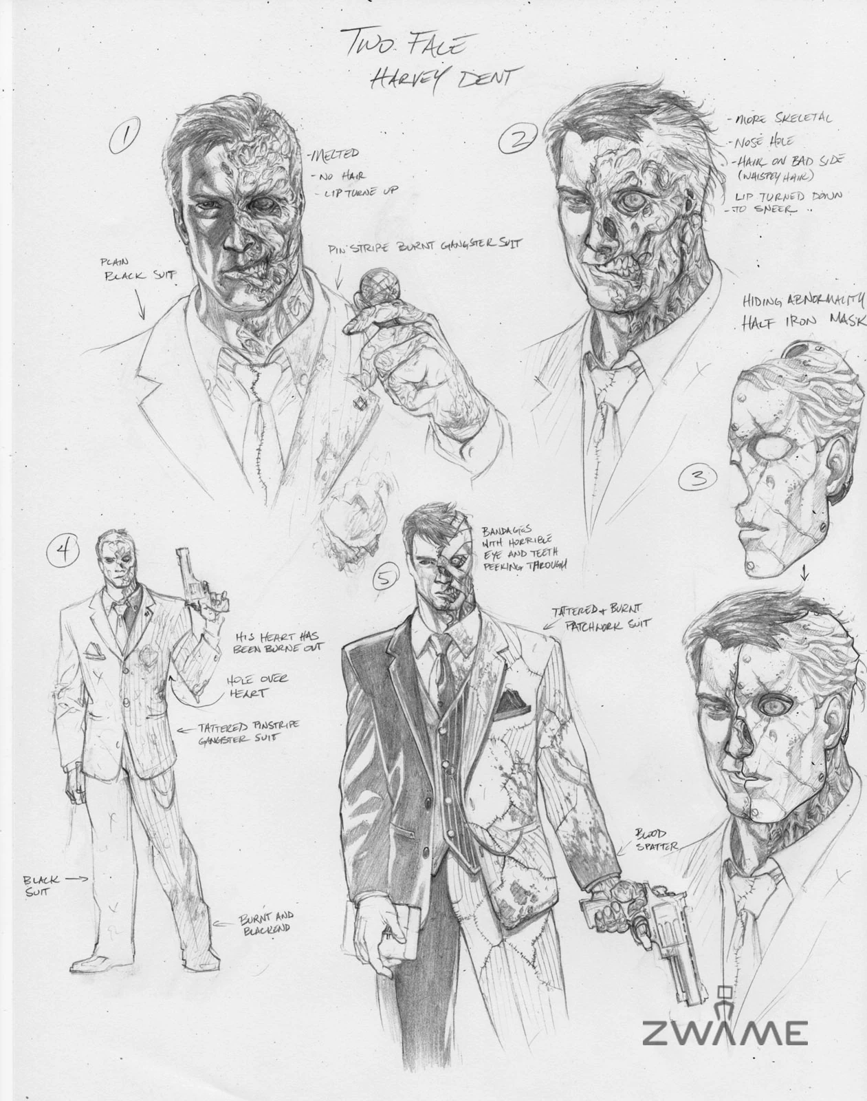 Image - Two-Face designs.jpg | Batman Wiki | FANDOM powered by Wikia