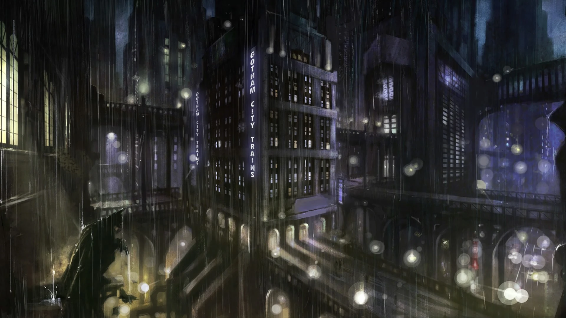 Image - BAK-GCT Building concept.jpg | Batman: Arkham Wiki | FANDOM ...