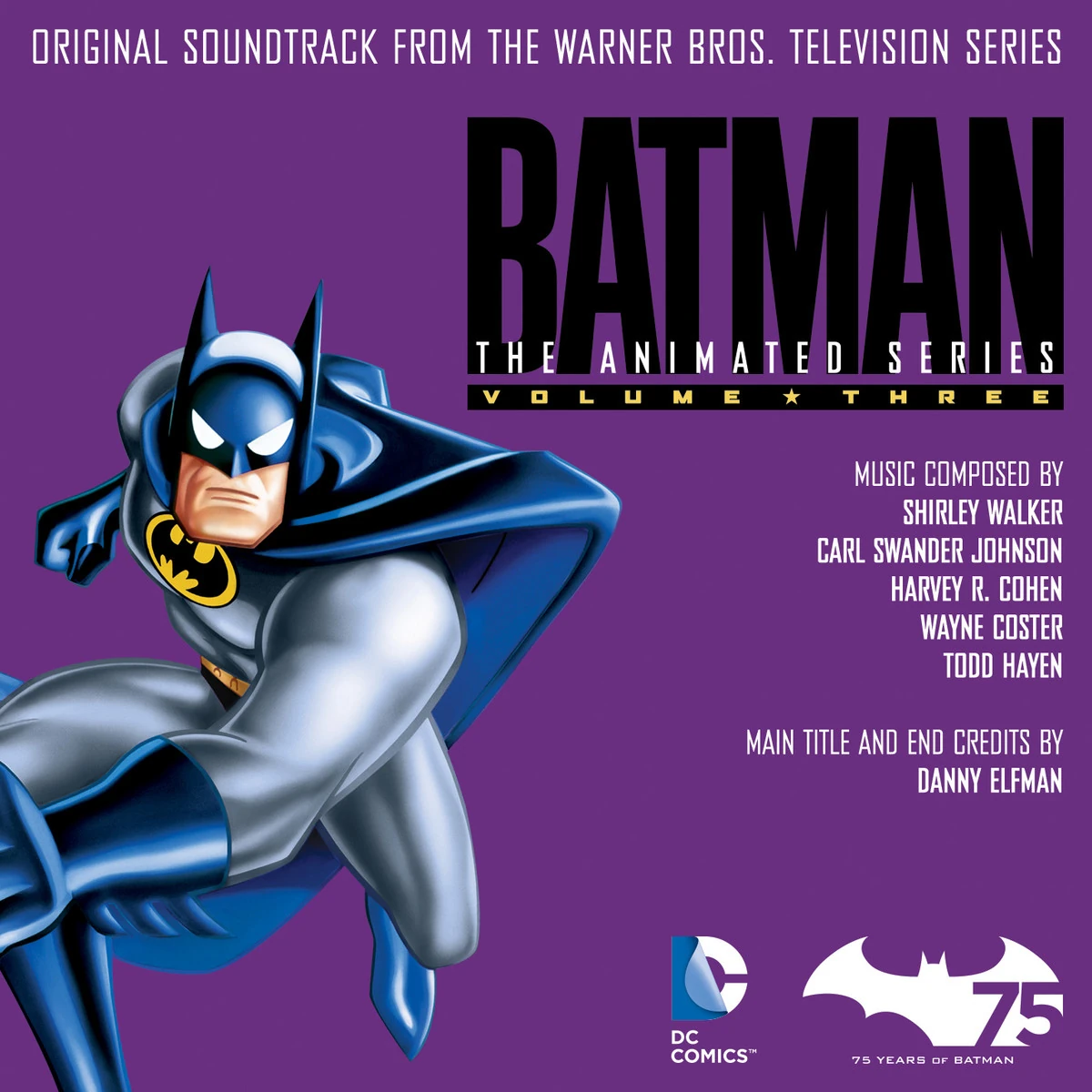 Batman: The Animated Series Original Soundtrack; 75 Years | Batman:The ...