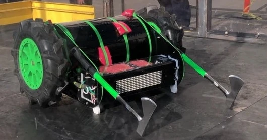 Image - Axe Backwards test arena.jpg | Battlebots Wiki | FANDOM powered ...