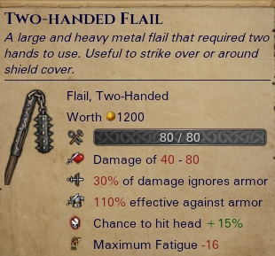 Two-Handed Flail | Battle Brothers Wiki | Fandom