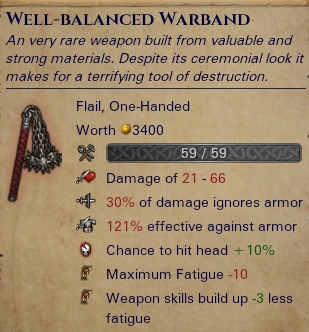 Named Three-Headed Flail | Battle Brothers Wiki | Fandom