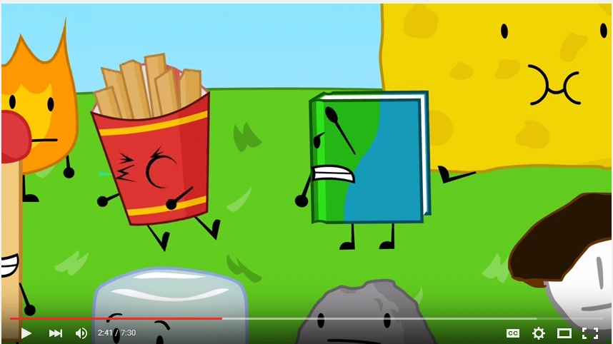 Image - Book slapping Fries.PNG | Battle for Dream Island Wiki | FANDOM ...