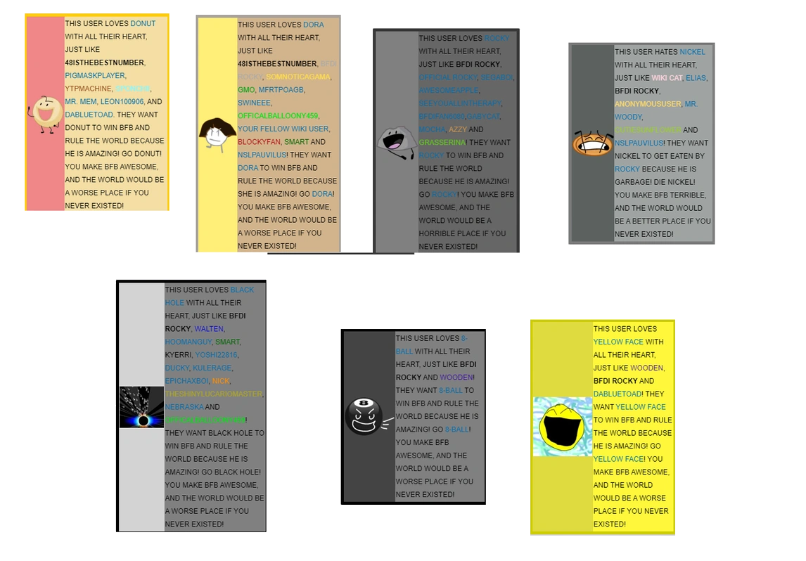User blog:Klasky1/My Templates | Battle for Dream Island Wiki | Fandom
