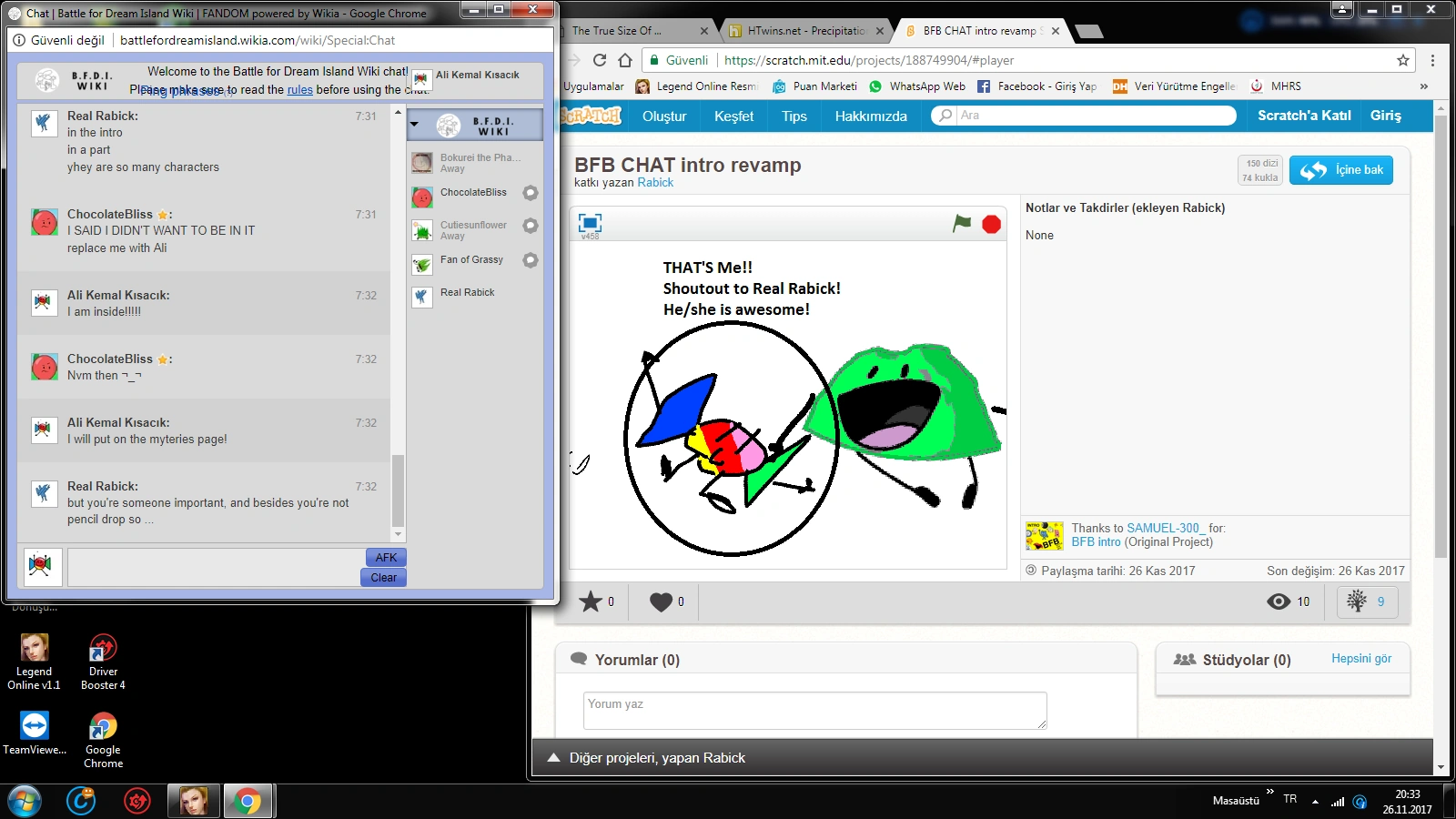 Image - ME on a bfb chat intro (Next to acid rocky).png | Battle for ...