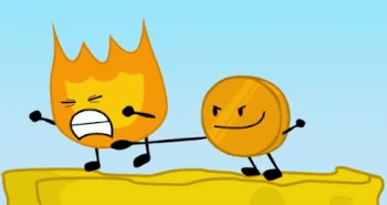 Coiny and Firey | Battle for Dream Island Wiki | FANDOM powered by Wikia