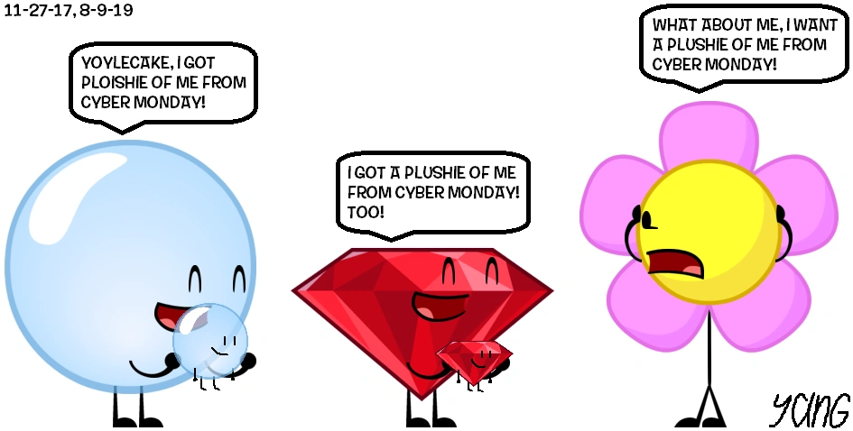 Image - Bubble and Ruby both got plushies from Cyber Monday instead of ...