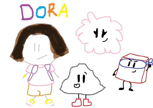Image - BFDI - Dora the Explorer.png | Battle for Dream Island Wiki ...