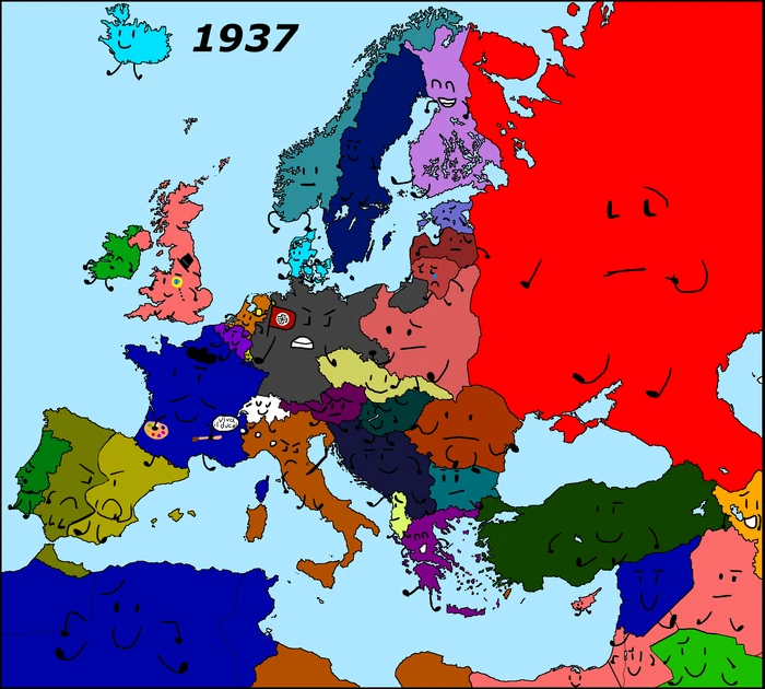 User blog:ShadicalCZ/BFB styled World War 2 Map | Battle for Dream ...