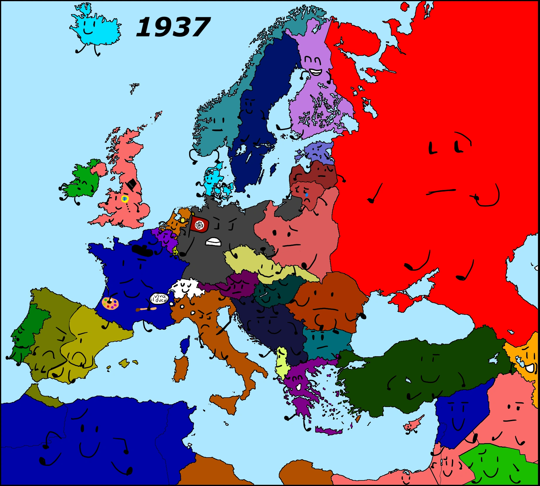 User blog:ShadicalCZ/BFB styled World War 2 Map | Battle for Dream ...