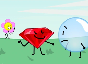 Ruby and Flower | Battle for Dream Island Wiki | FANDOM powered by Wikia