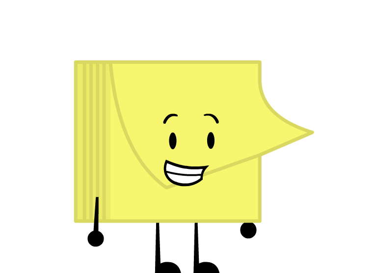 Post-it Note (BFCI) | Object Shows Community | Fandom