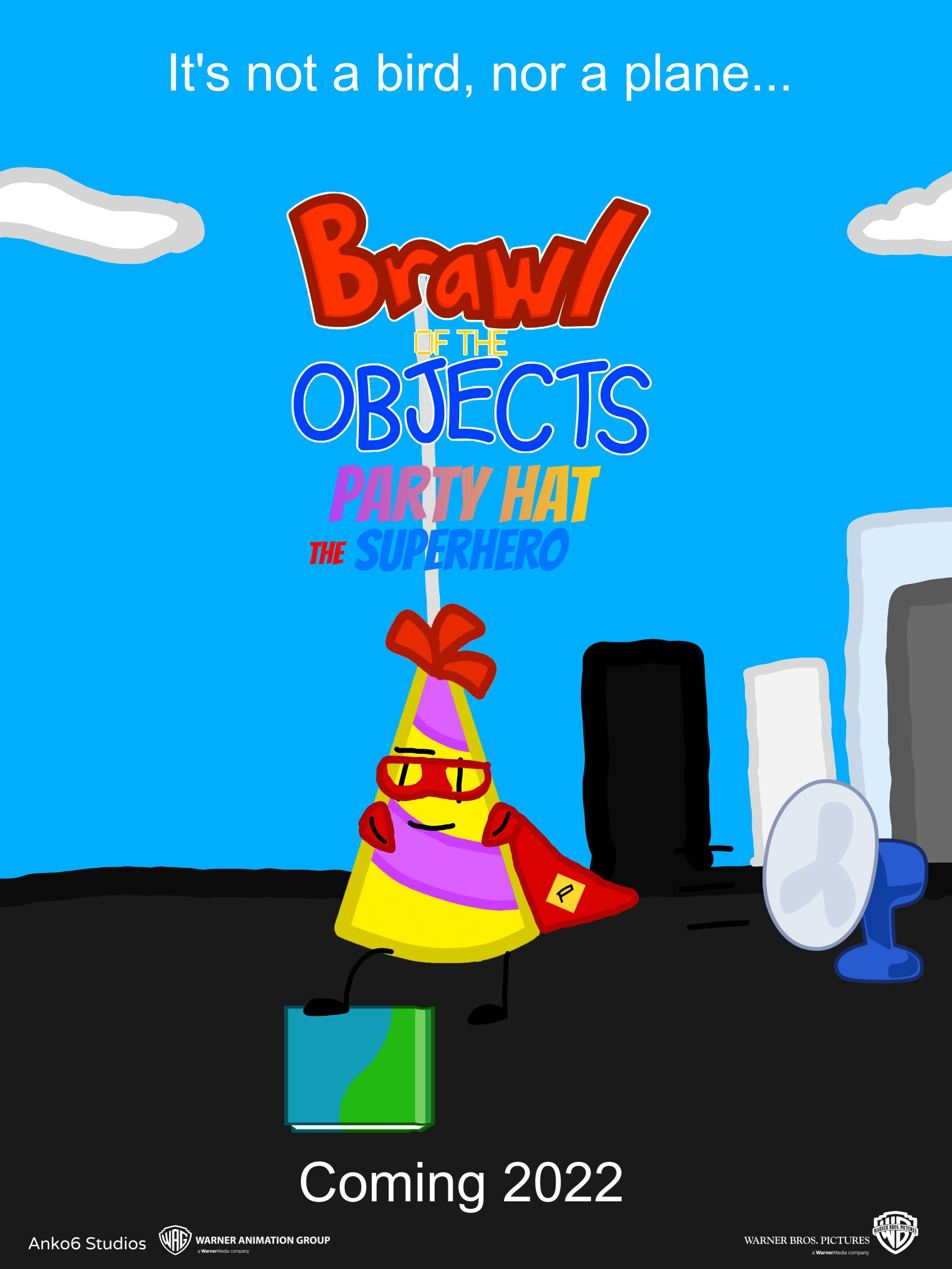 Brawl Of The Objects Party Hat The Superhero Object Shows Community