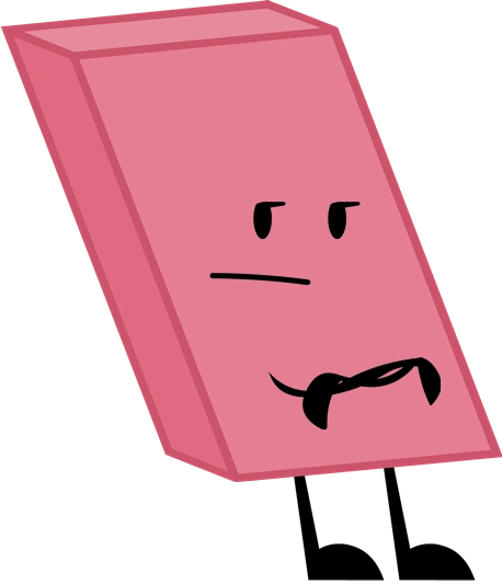 Image - BFDI Eraser Pose.png | Object Shows Community | FANDOM powered ...
