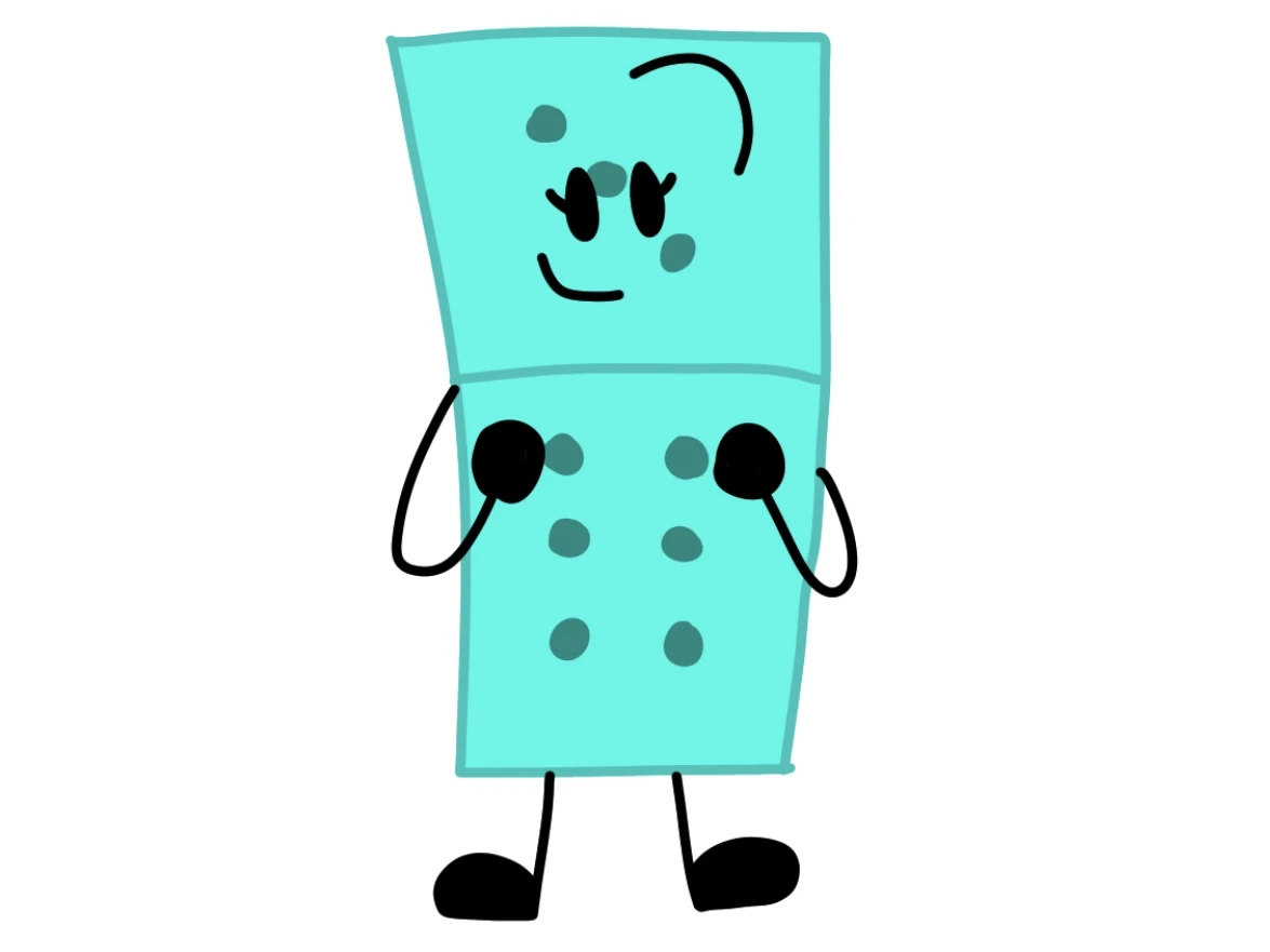 Cyan Domino | Object Shows Community | Fandom