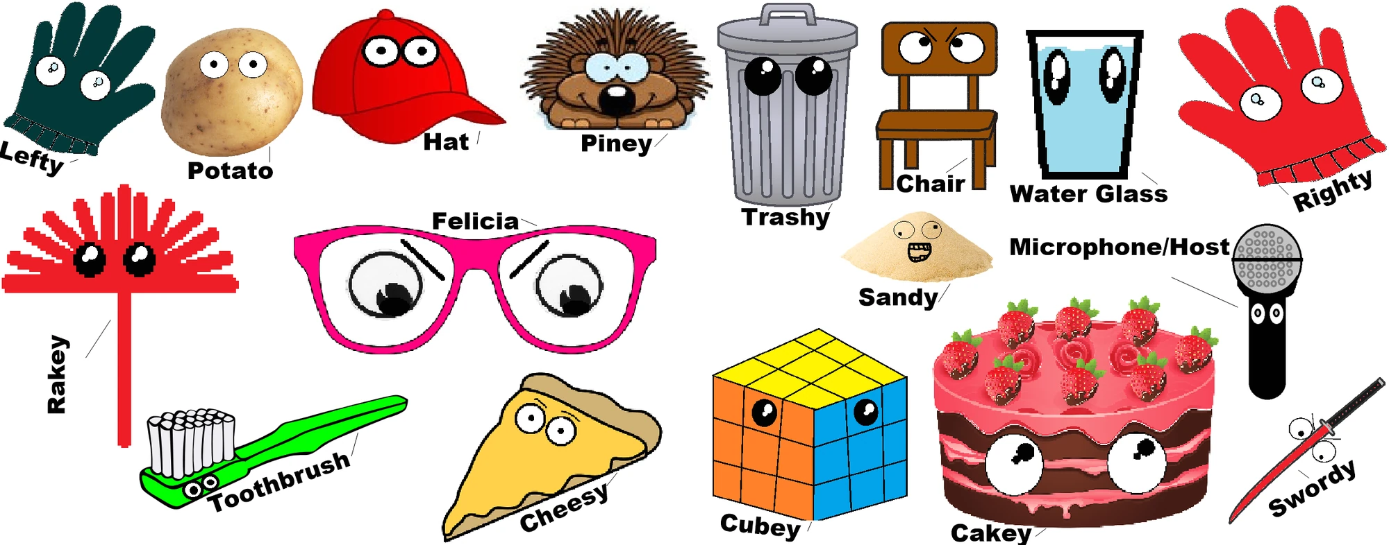 Image - Mak's Object Show Characters.png | Object Shows Community ...