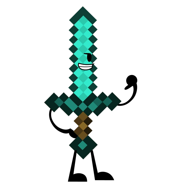 Minecraft Sword Png Diamond