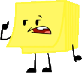 Post-it Note (BFCI) | Object Shows Community | FANDOM powered by Wikia