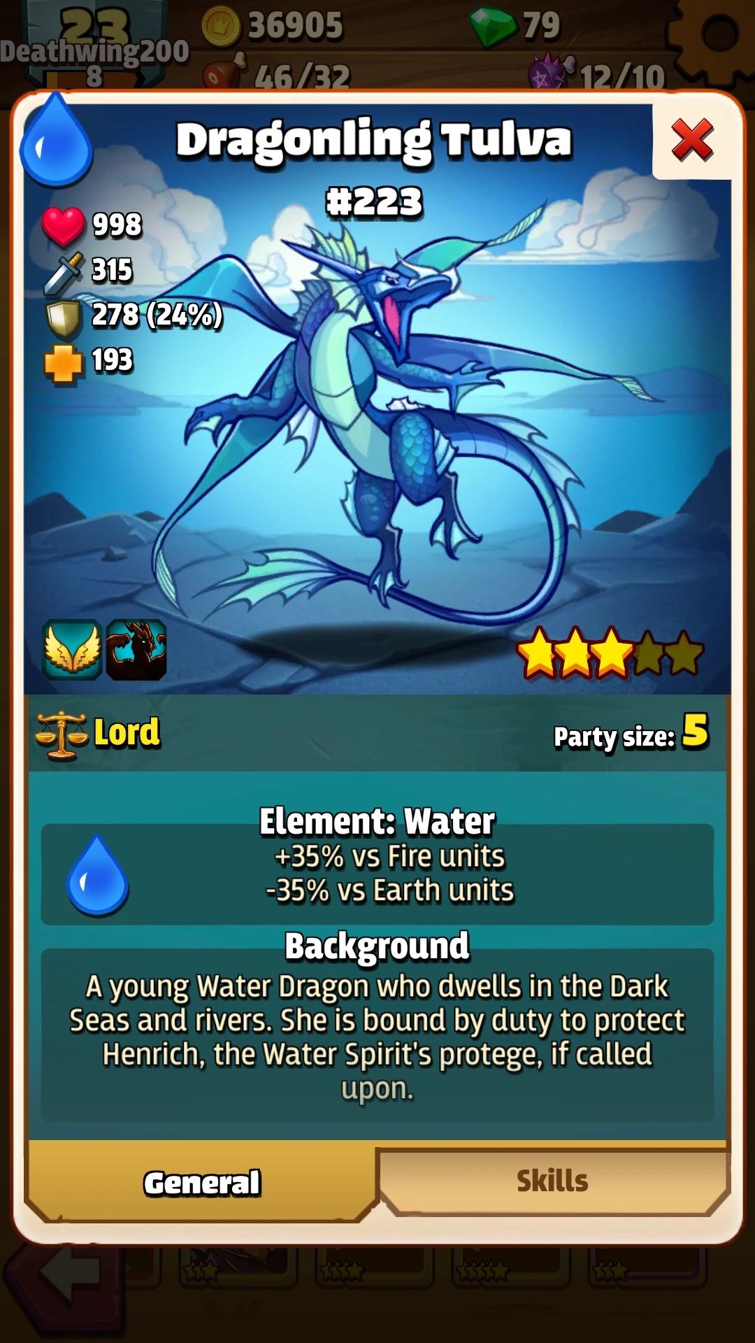 Dragonling Tulva | BattlejackRemastered Wiki | FANDOM powered by Wikia