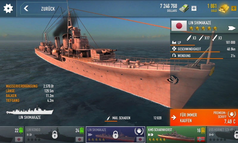 IJN Shimakaze | Battle of Warships Wiki | Fandom