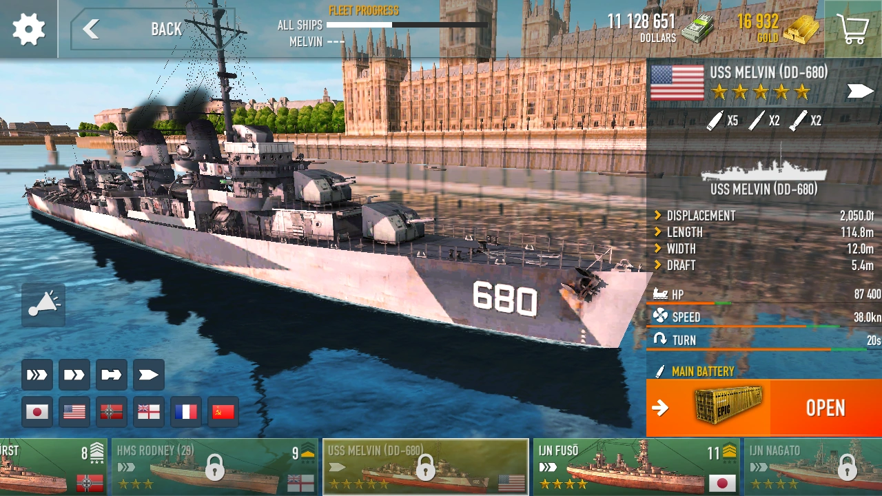 USS Melvin (DD-680) | Battle of Warships Wiki | Fandom