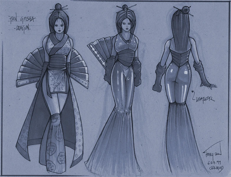 Fan Geisha | Battle Realms Wiki | Fandom