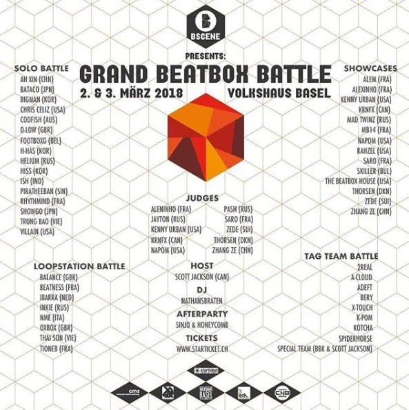Grand Beatbox Battle 2018 | Beatbox Wiki | Fandom