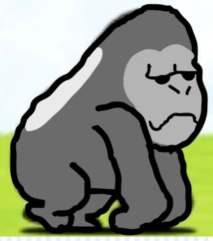 Gorilla (real life) | Battle Cats Character Creator Wiki | Fandom