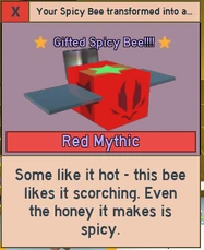 Spicy Bee | Bee Swarm Simulator Wiki | Fandom